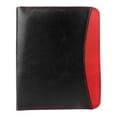Sweda Junior Size Faux Leather Padfolio, Red, Business Portfolio with ...