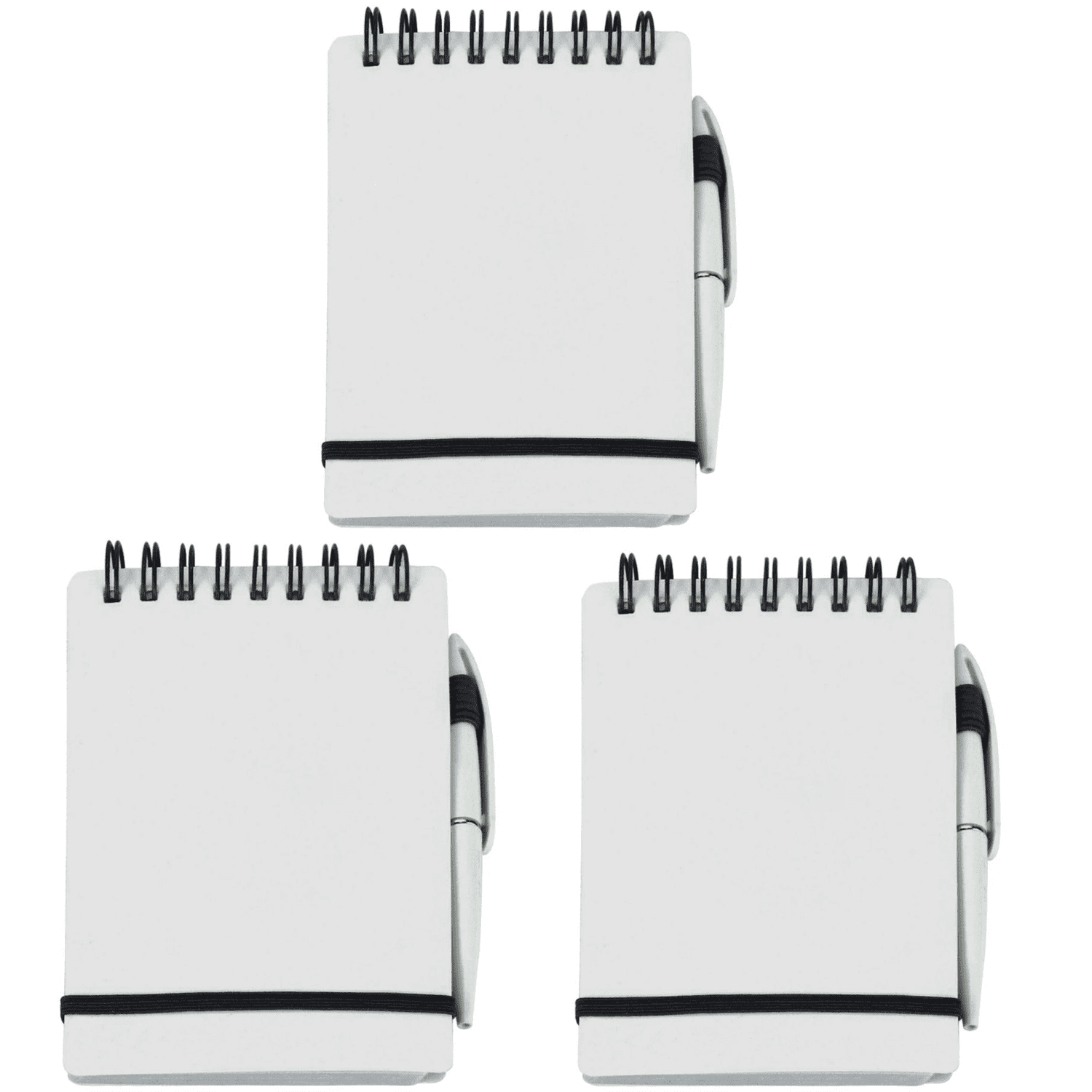Sweda Spiral Pocket Notepads for Business Professionals, 80 Page Lined ...