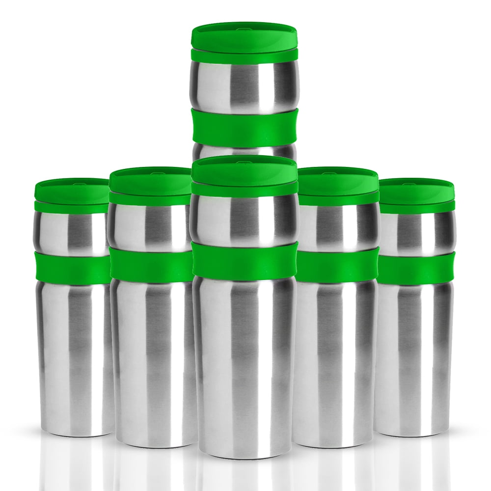 Sweda Stainless Steel Coffee Travel Mug - 16oz with Lid, Hot/Cold ...