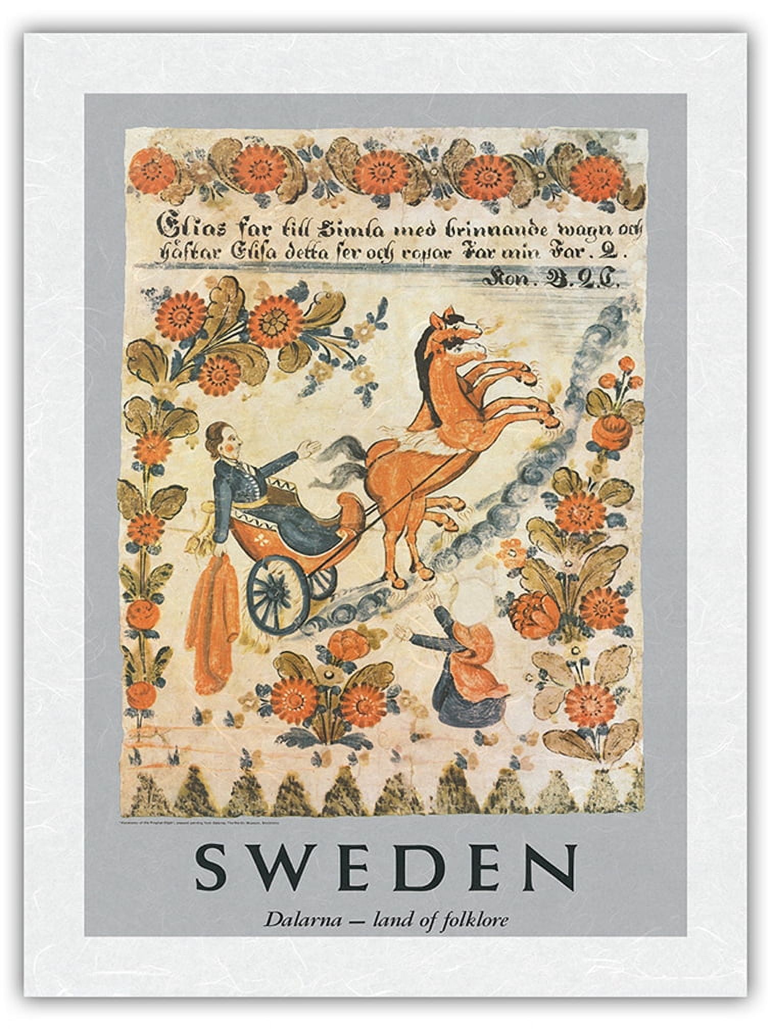 Sweden - Dalarna Land of Folklore - Ascension of the Prophet Elijah ...