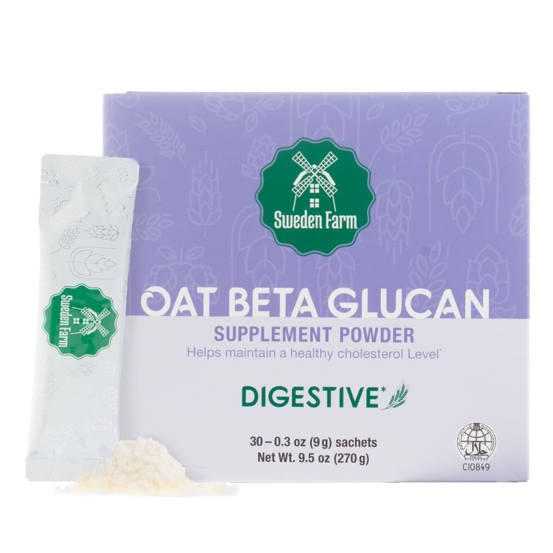 Sweden Farm Digestive Oat KEF16 Beta Glucan with Inulin (9g x 30 ...