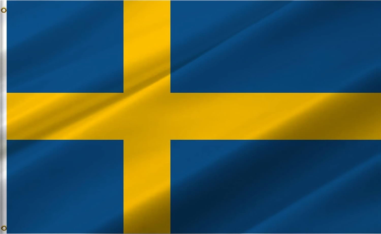 Sweden Flag 2X3 ft, Swedish National Flags ,Sturdy Double Stitched and ...