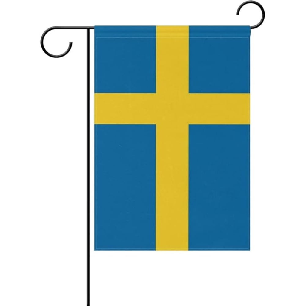 Sweden Flag Swedish Flag, Small Swedish Garden Flags for Yard Patio ...