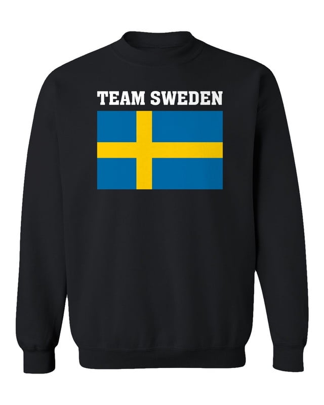 Sweden Flag Team Support 2024 Gold Medal Tribute Unisex Crewneck ...