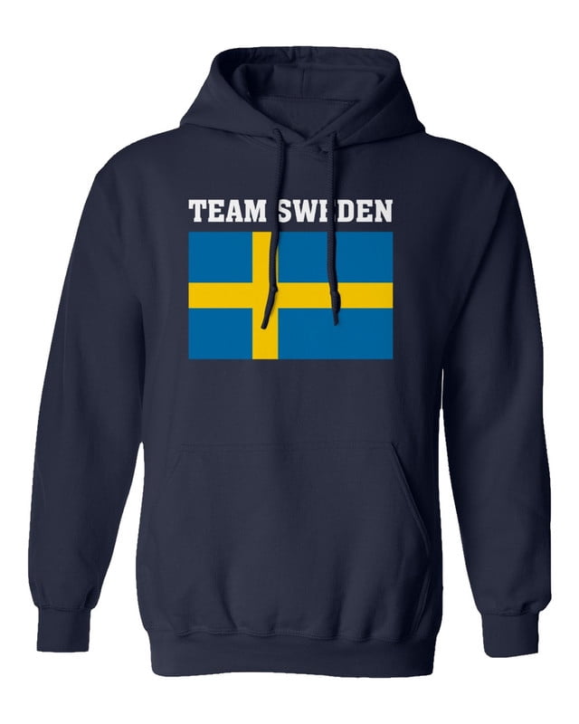 Sweden Flag Team Support 2024 Gold Medal Tribute Unisex Hooded ...