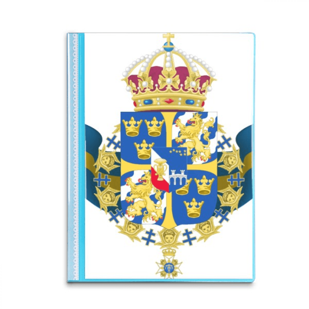 Sweden National Emblem Country Symbol Book Sheet Protectors Portfolio ...