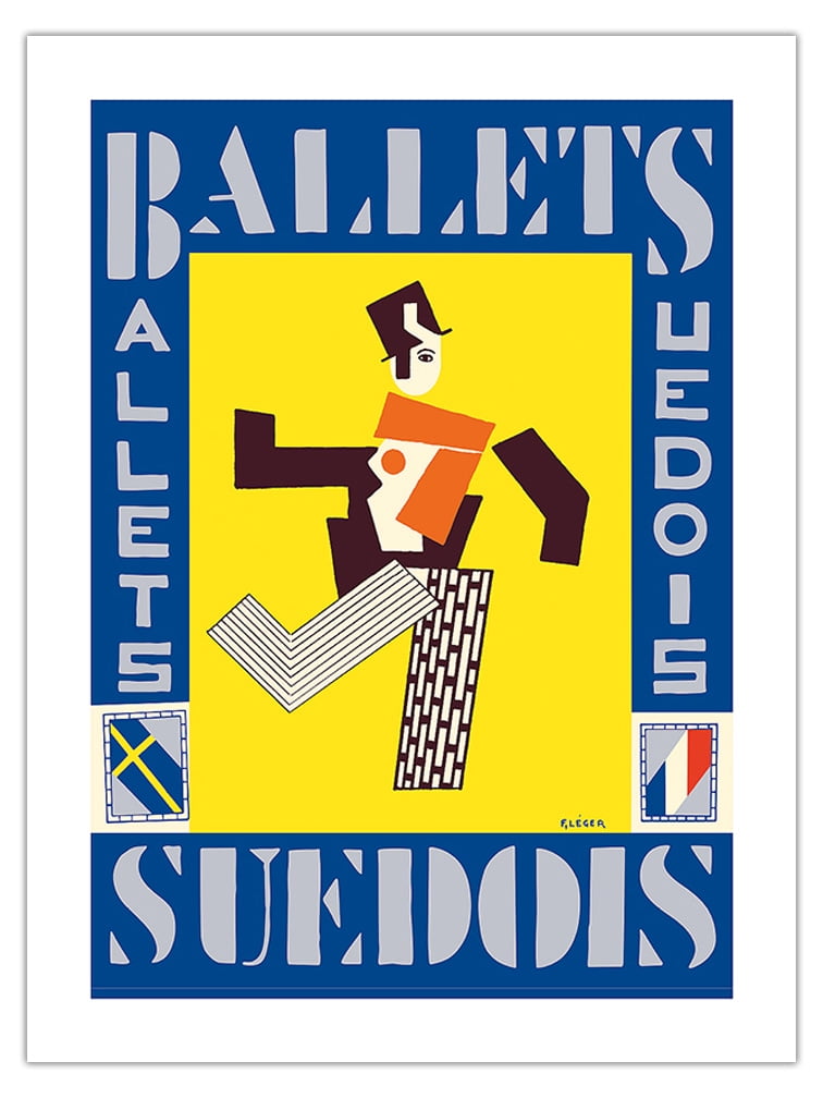 Swedish Ballets (Ballets Suédois)- REPRO - Vintage Dance Poster by ...
