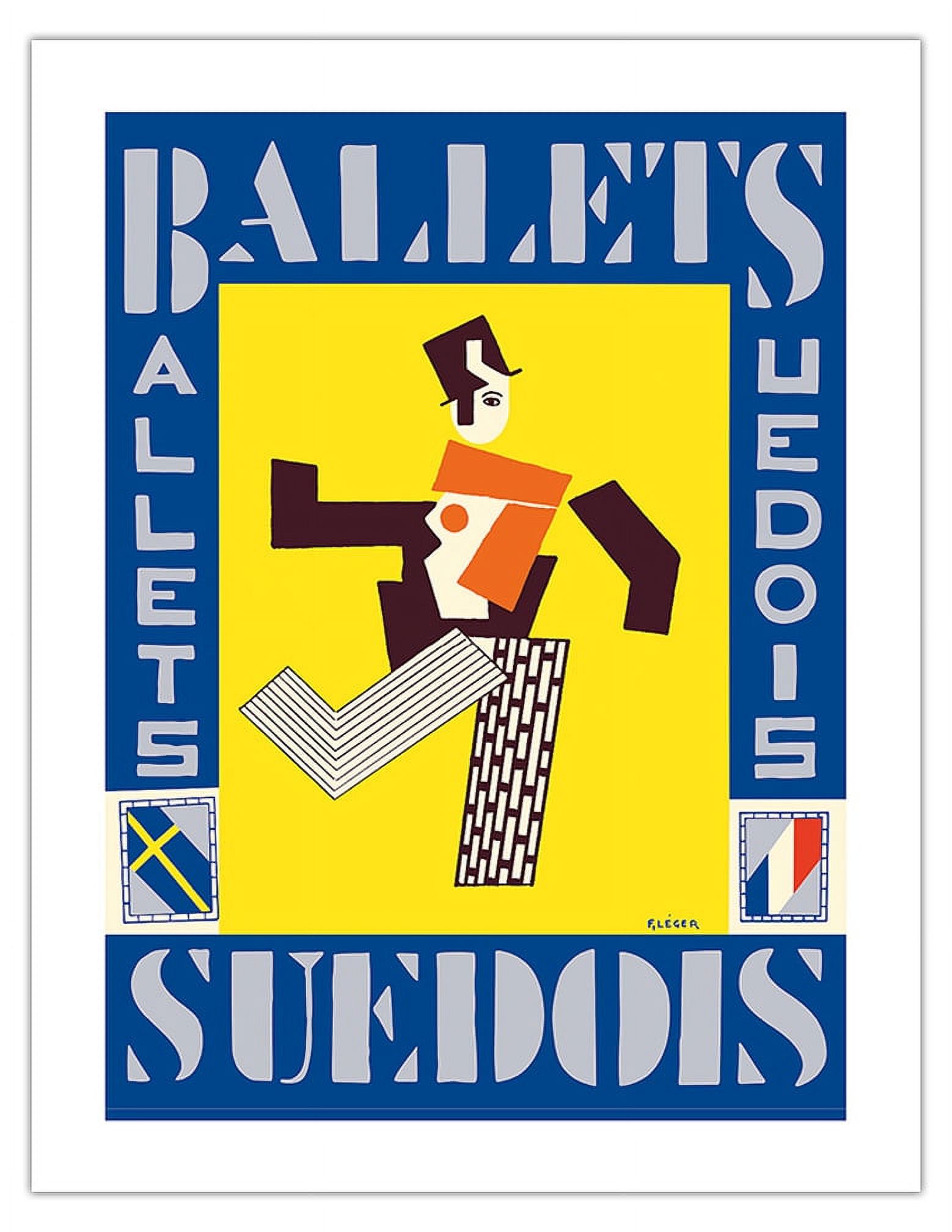 Swedish Ballets (Ballets Suédois)- REPRO - Vintage Dance Poster by ...