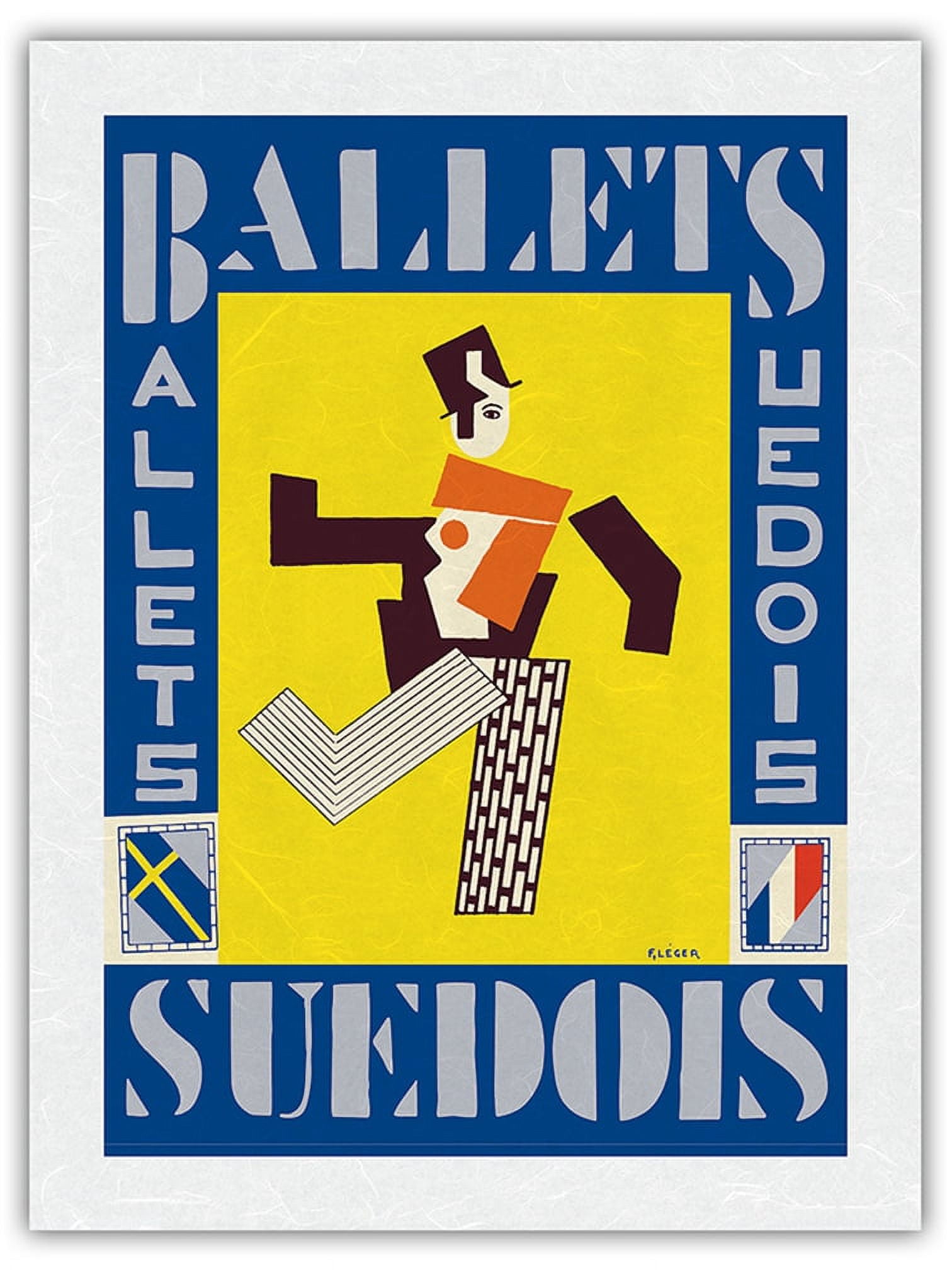 Swedish Ballets (Ballets Suédois)- REPRO - Vintage Dance Poster by ...