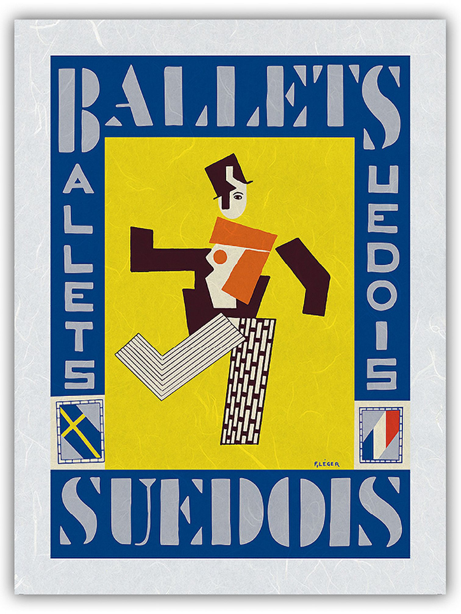 Swedish Ballets (Ballets Suédois)- REPRO - Vintage Dance Poster by ...