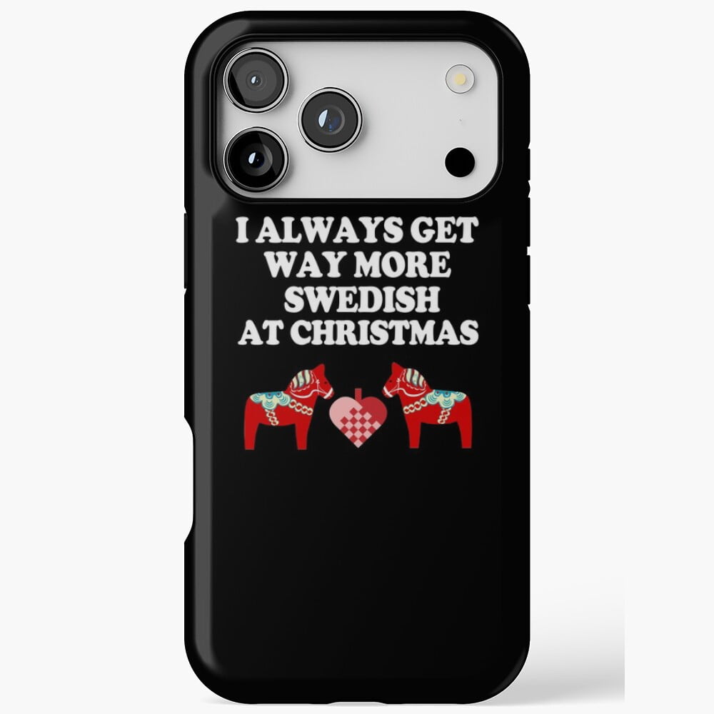 Swedish Dala Heart Art iPhone Case 17 through 11 Pro Max - Walmart.com