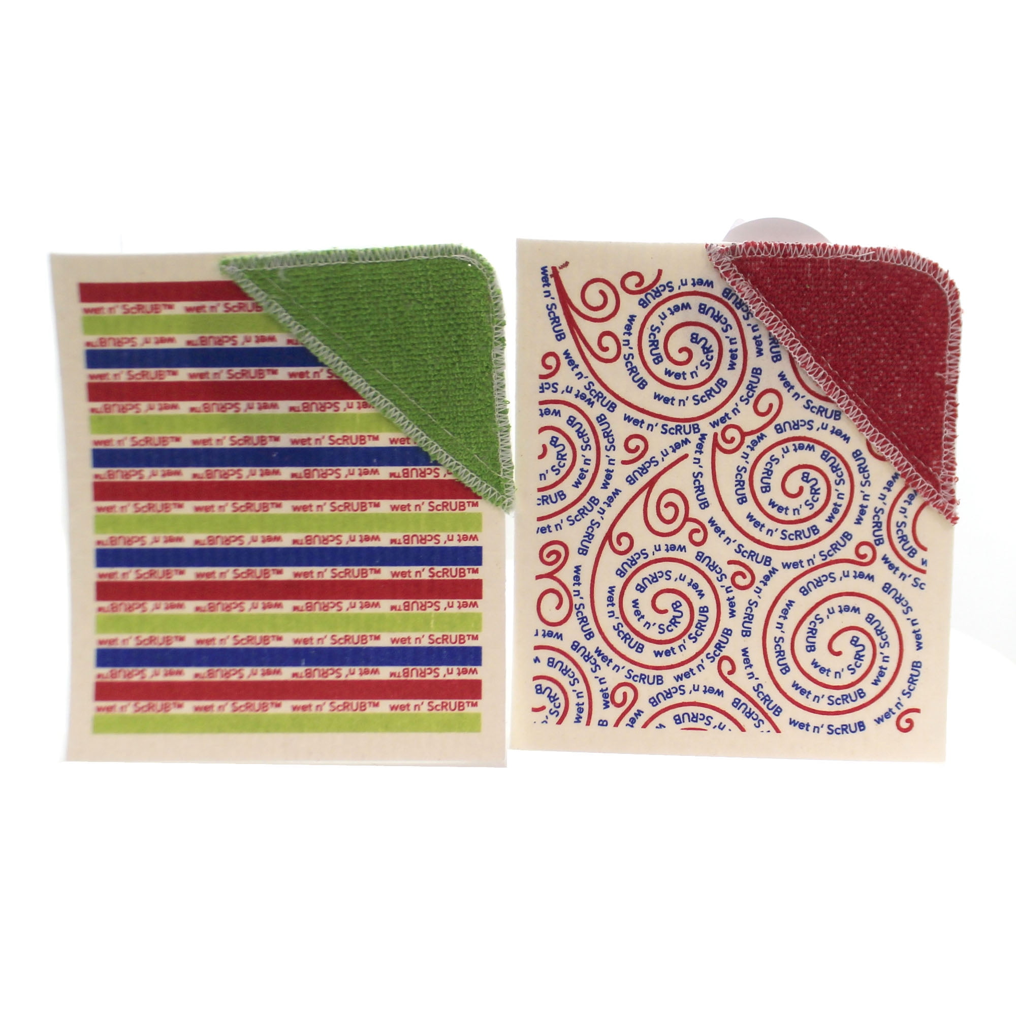 Swedish Dish Cloth Wet N' Scrub Set Absorbent Cleaning Cloth Non ...