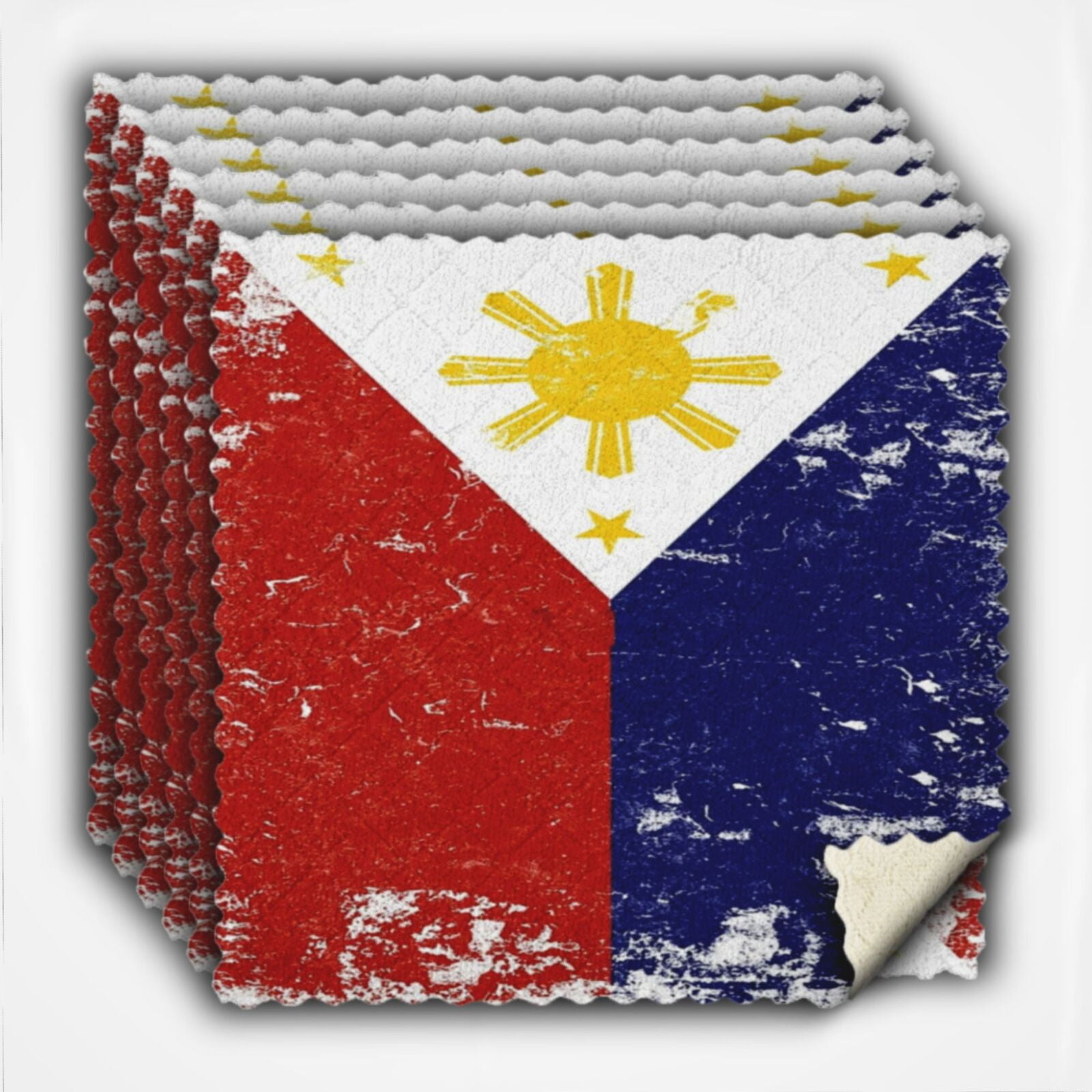 Swedish Dish Cloths, Filipino Vintage Distressed Philippines Flag ...