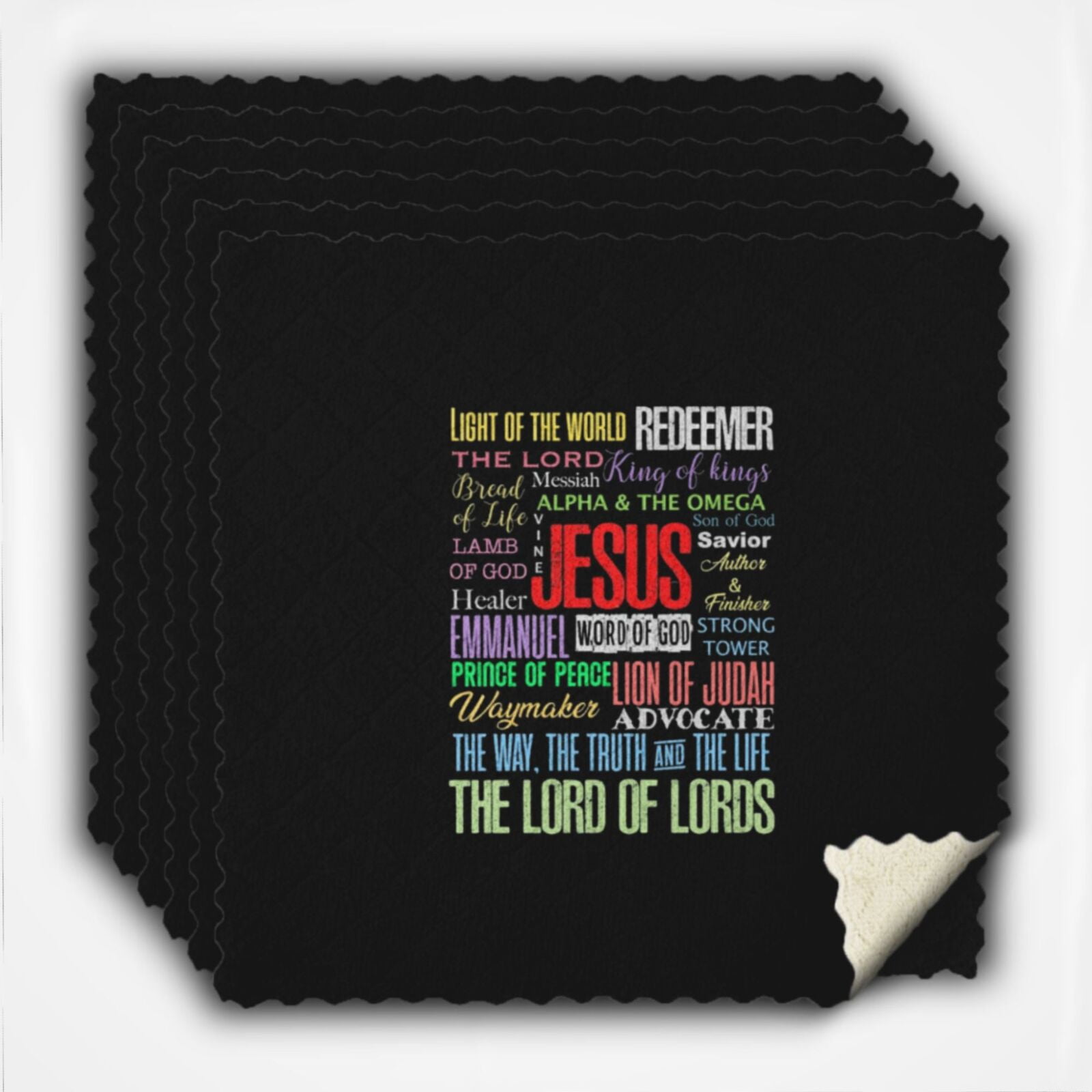Swedish Dish Cloths, Names Of God Lord Jesus Christ Bible Verse Kitchen ...