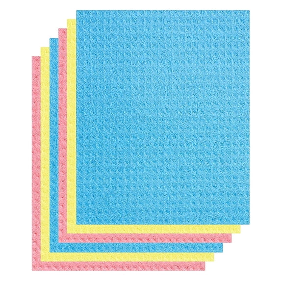 Swedish Dishcloth, Cellulose Sponge Cloths for Kitchen & Bathroom, Non ...