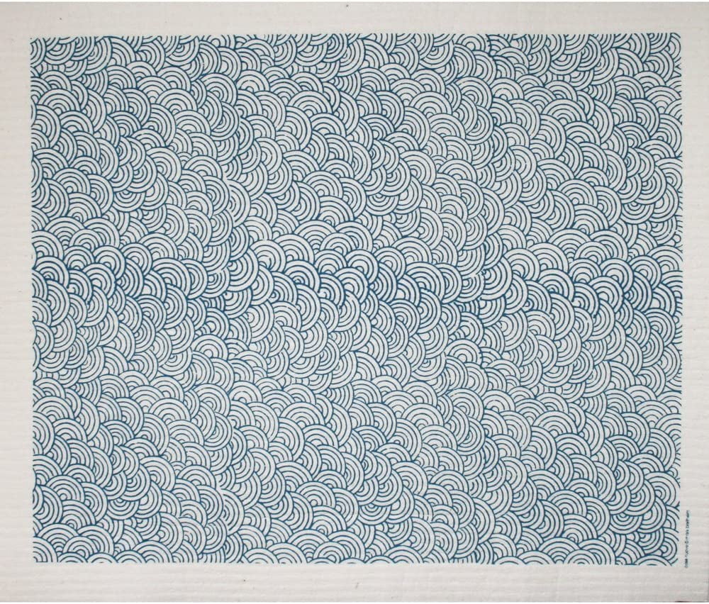 Swedish Drying Mat - Blue Circles - Walmart.com