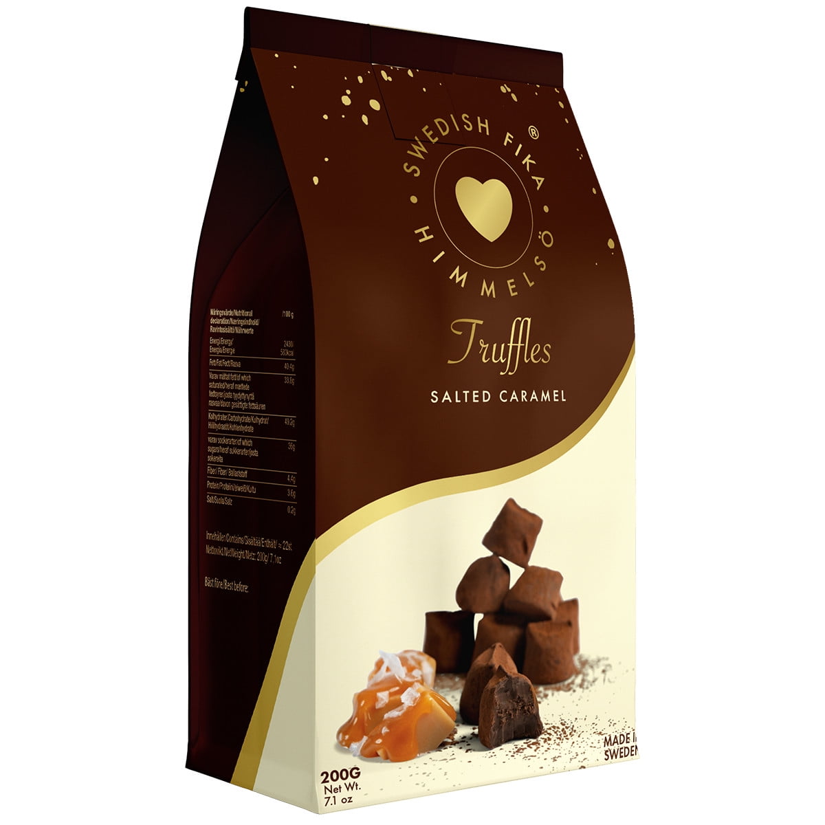 Swedish Fika Salted Caramel Truffles, 7.05oz - Walmart.com