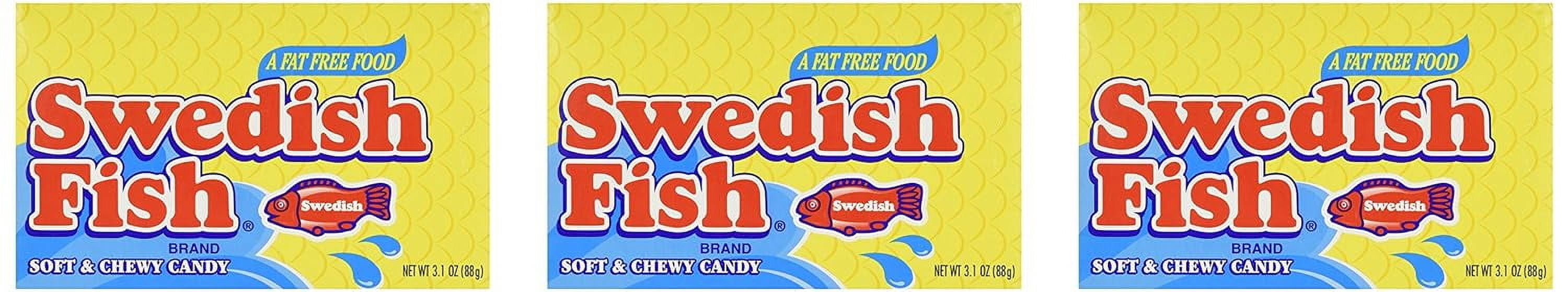 Swedish Fish 3.1oz Theater Box - Three (3) Pack - Walmart.com