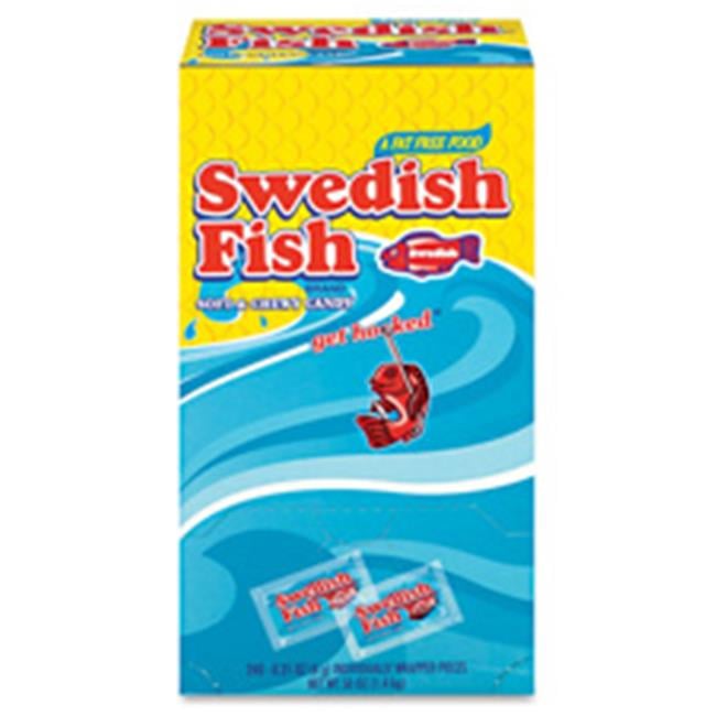 Swedish Fish Candy-Individually Wrapped-46.5 oz.-240-BX-RD - Walmart.com