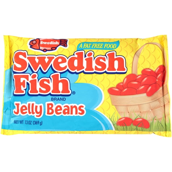 Swedish Fish Chewy Gummy Jelly Beans, 13oz - Walmart.com