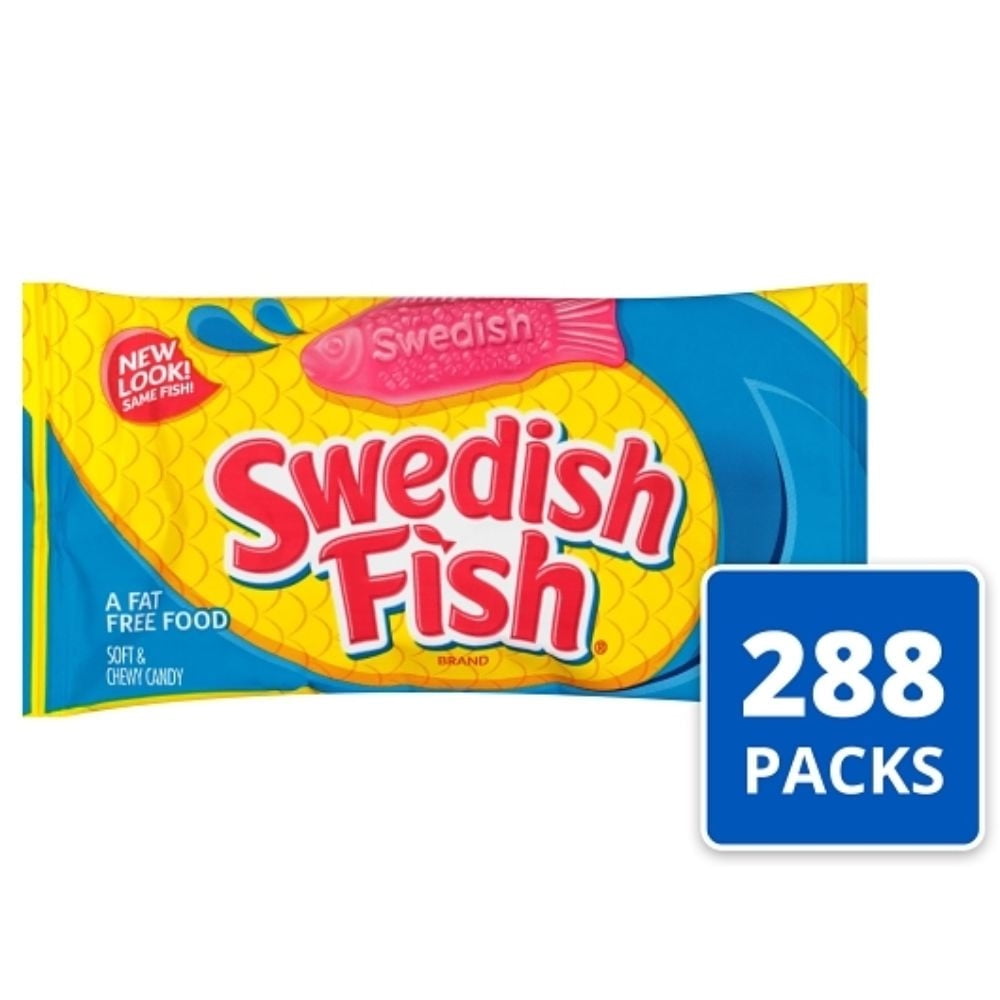 Swedish Fish Mini Candy, 2 Ounces, 24 Per Box, 12 Boxes Per Case ...