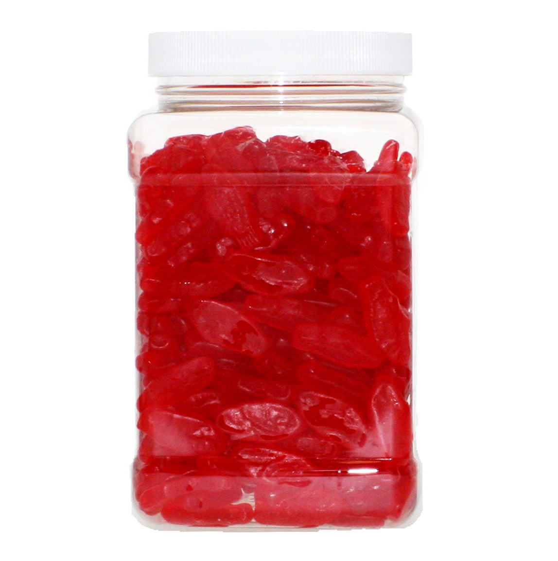 Swedish Fish Red Mini 2LB - Soft Gummy Chewy Treat in 48 FL OZ Reusable ...