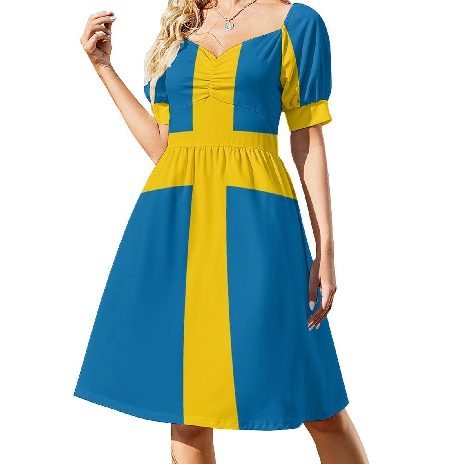 Swedish Flag Dress Summer dresses for women women's clothing trend ...