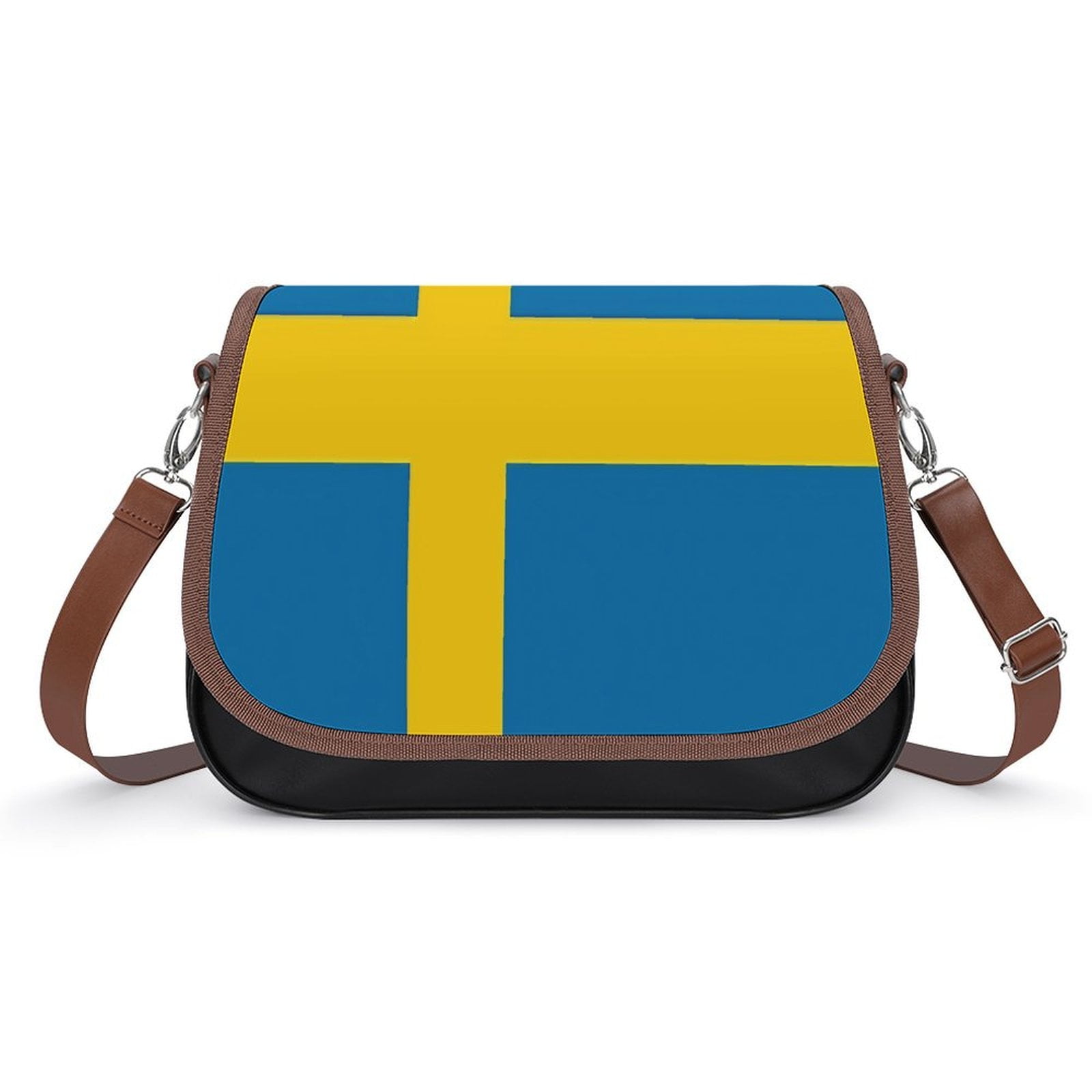 Swedish Flag of Sweden Pu Leather Shoulder Bag Essential For Daily ...