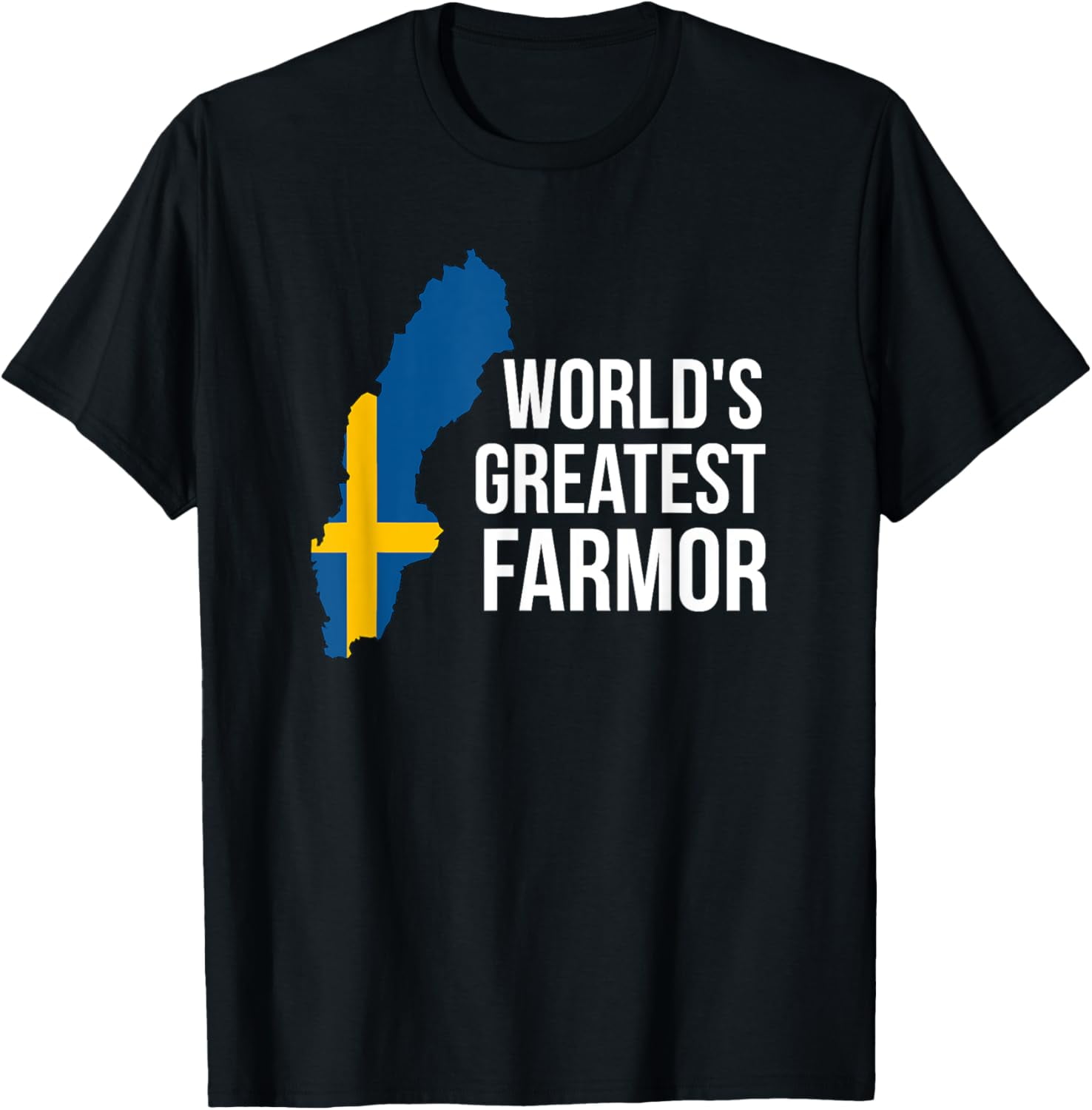 Swedish Grandmother TShirt - Novelty Farmor Sweden Flag Tee - Walmart.com