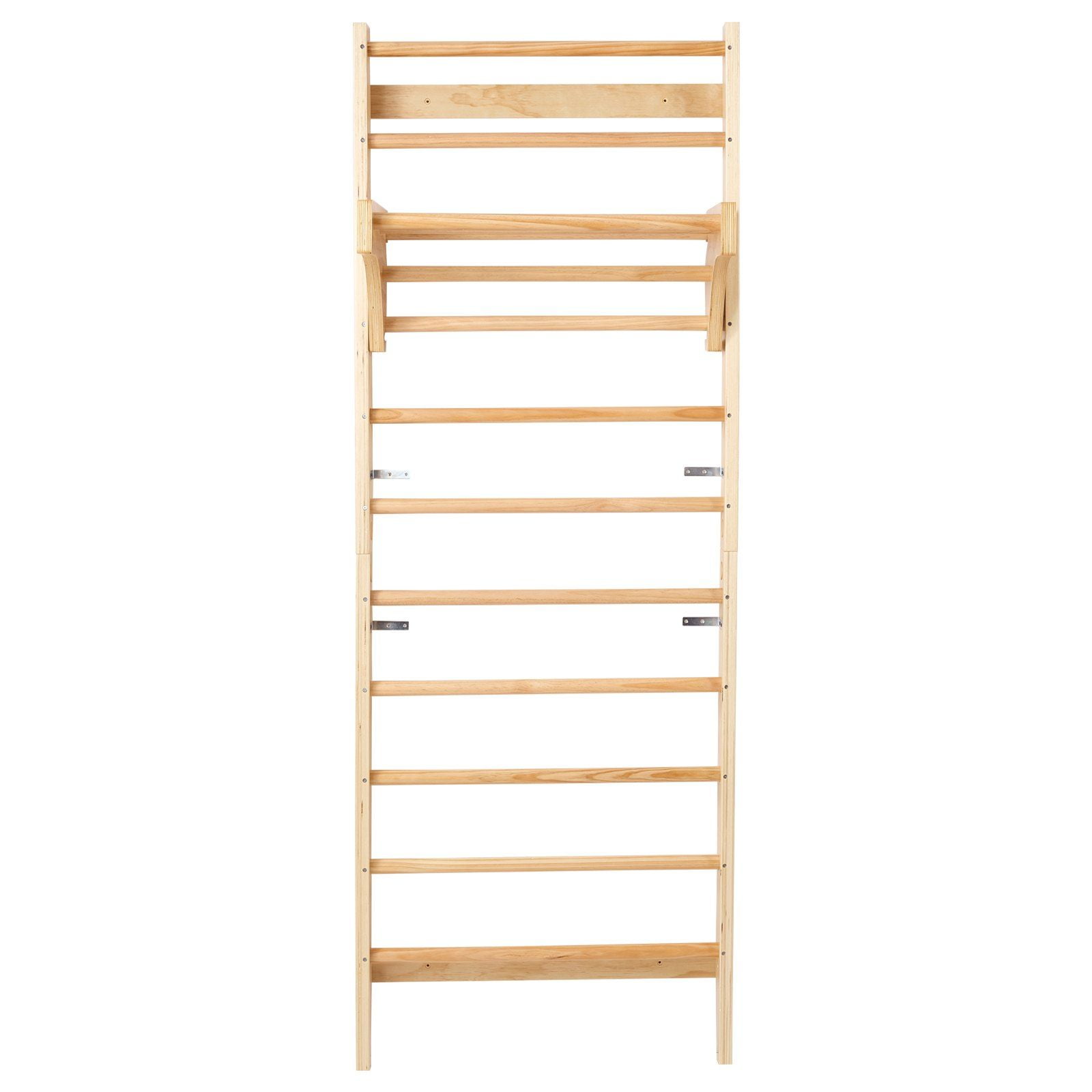 Swedish Ladder Wall Gym 10-Level - Wooden Indoor Climbing Ladder for ...
