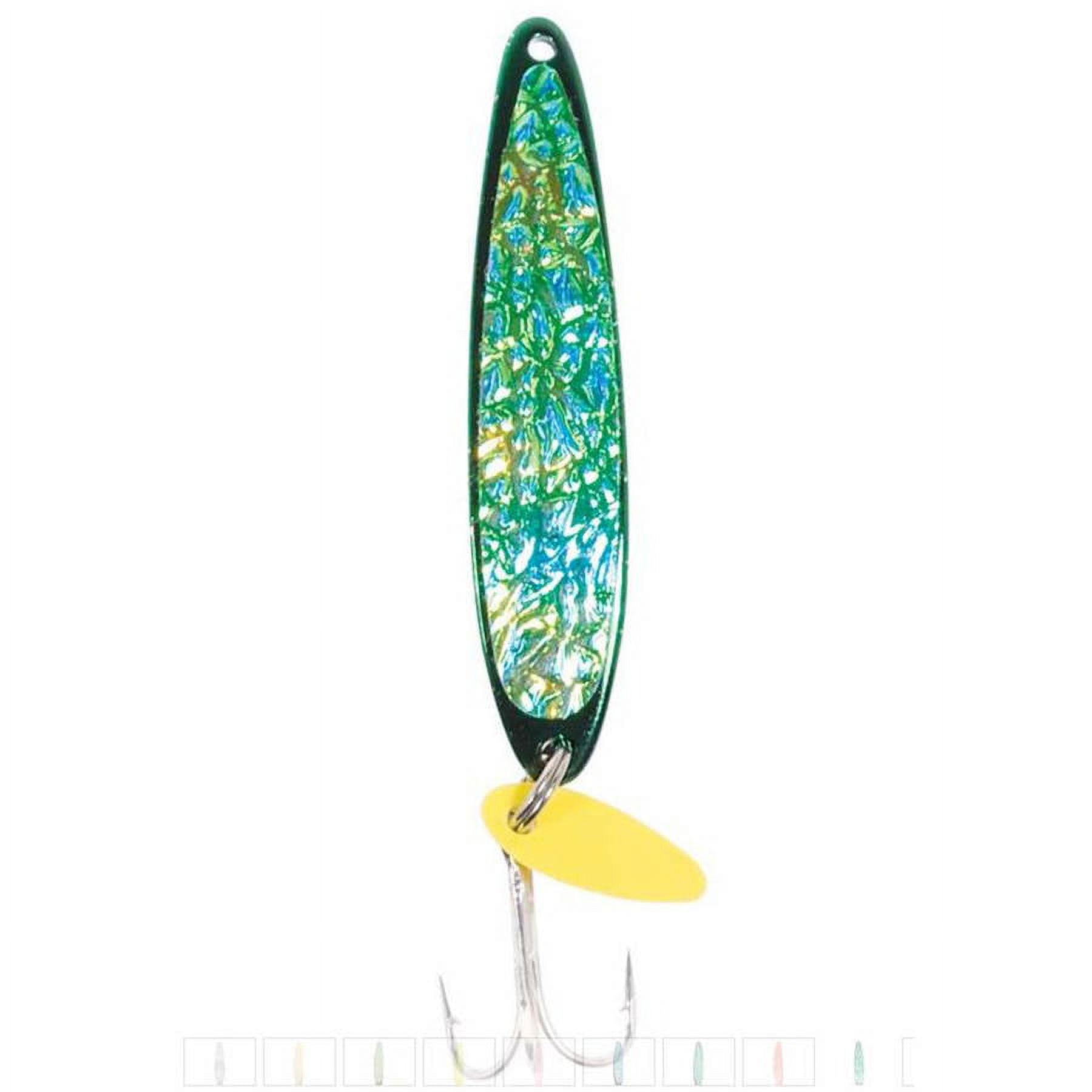Swedish Pimple Jigging Lure, 1/5 oz, 1-1/2 in, Green Ice - Walmart.com