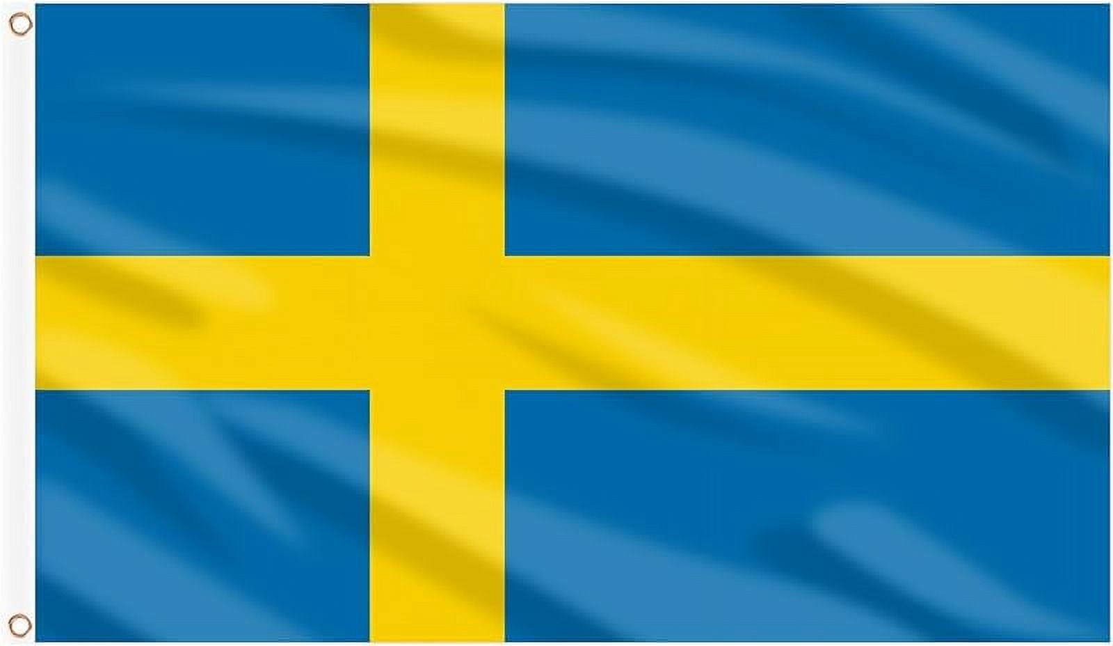 Swedish flag Sweden Flag 3x5 Ft, Large Swedish National Flags for ...