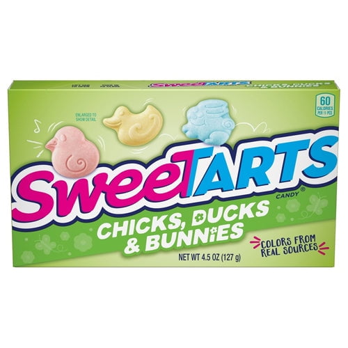 SweeTARTS Chicks, Ducks & Bunnies Individual Full Size Candy Theater ...