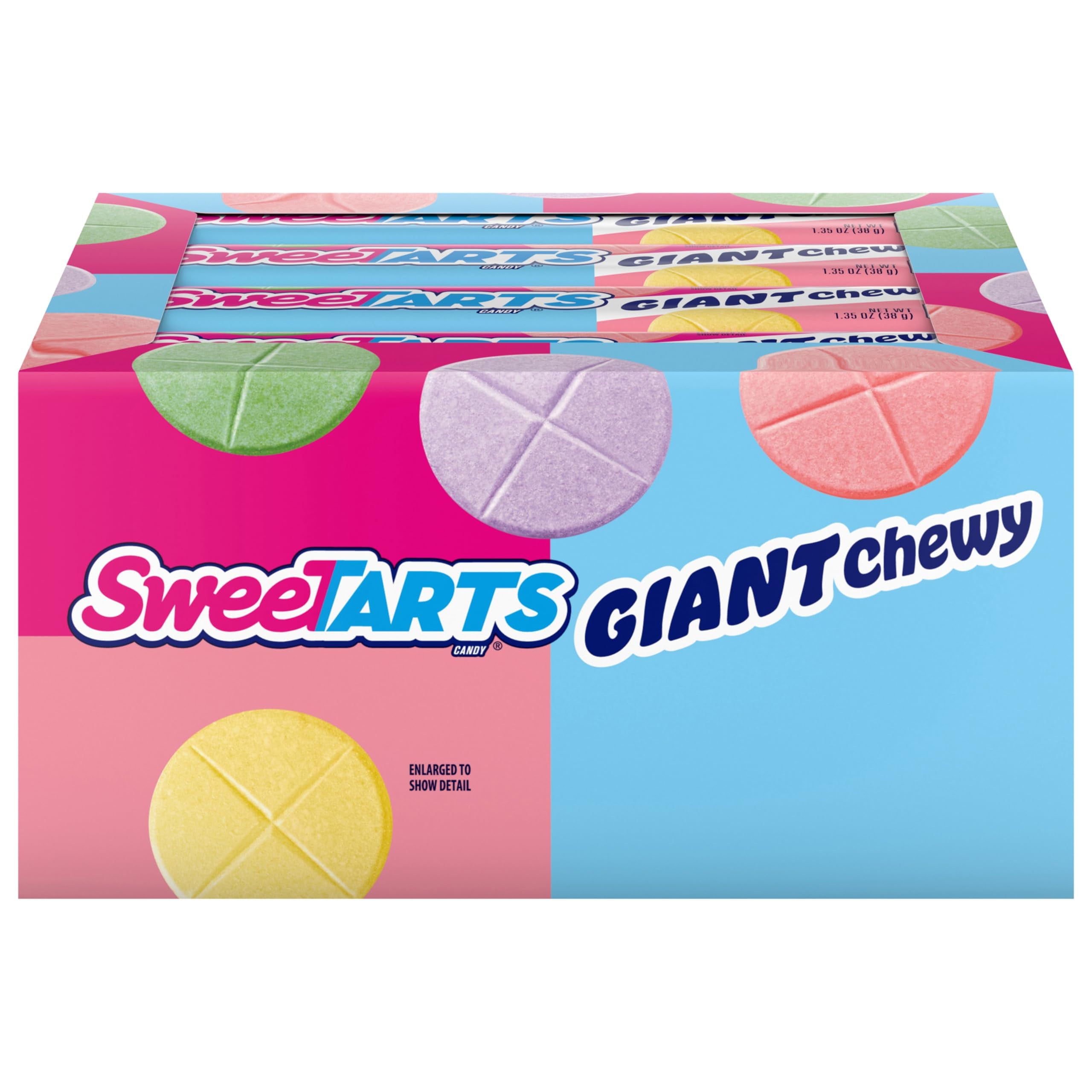 SweeTARTS Giant Chewy Candy, MFF30 Sweet and Tart, 1.35 oz, 36 count ...