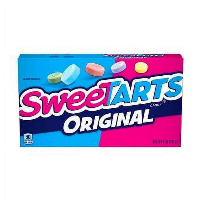 SweeTARTS Original Candy Theater Box, Sweet and Tangy Hard Candy, 5 ...