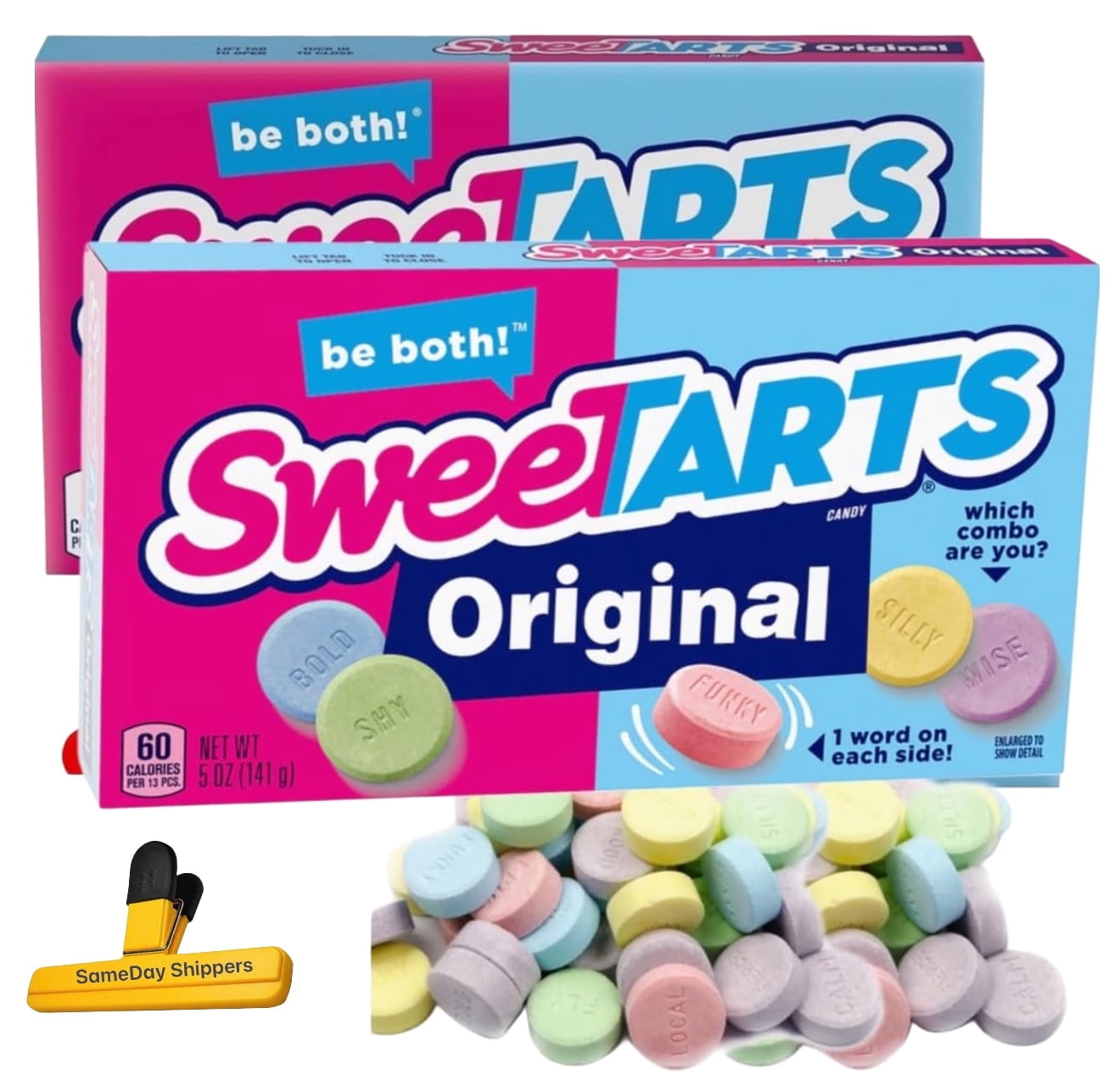 SweeTARTS Original Hard Candy, Sweet and Tart Theater Box, 5.0 oz, 2 ...
