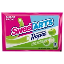 SweeTARTS Ropes, Candy, Cherry Punch, Soft and Chewy, 9 oz - Walmart.com