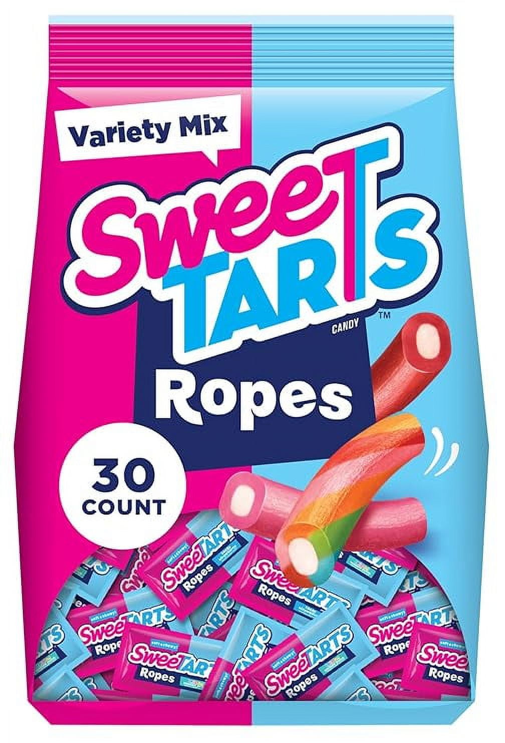 SweeTARTS Treat Size Rope Variety Mix, Individually Wrapped Assorted ...