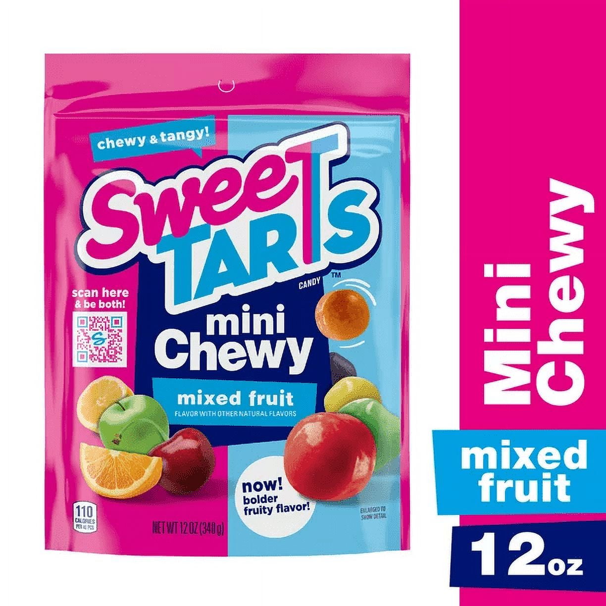 Original SweeTARTs Variety Mini Chewy Mixed Fruit Candy 12 oz Stand-Up ...