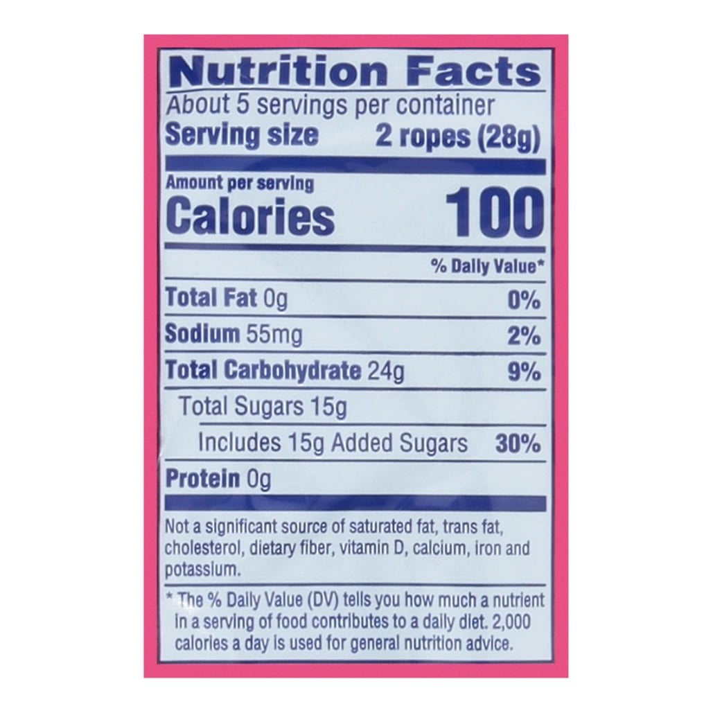 SweeTarts Ropes Tangy Strawberry 5oz Bag - Walmart.com