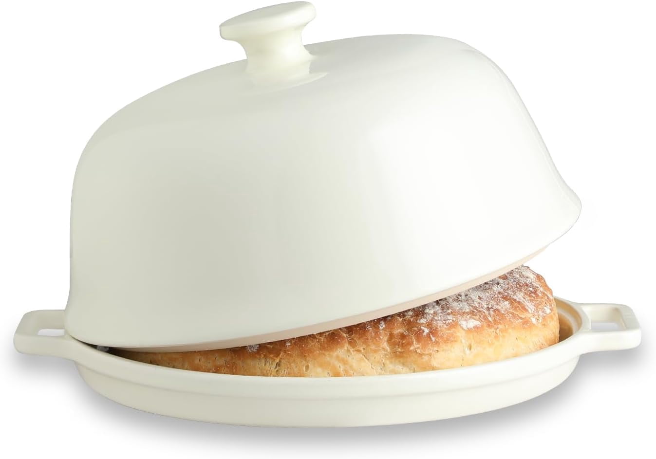 Sweejar Ceramic Bread Oven with Lid, Large Sourdough Bread Baking Pan ...