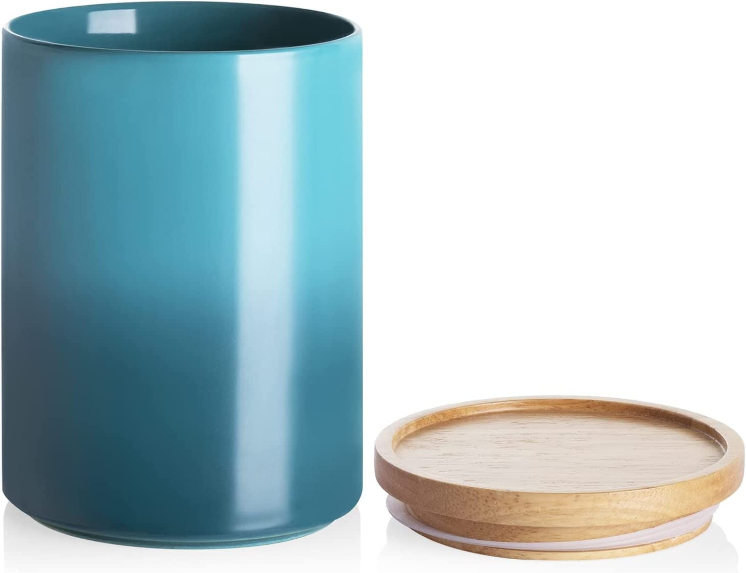 Sweejar Ceramic Food Storage Jar, Stackable Kitchen Canisters ...