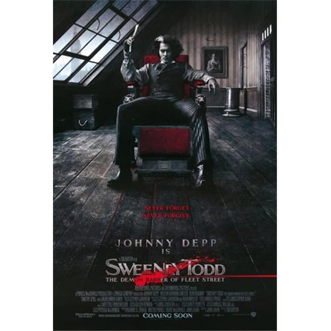 Sweeney Todd The Demon Barber of Fleet Street Movie Poster (11 x 17 ...