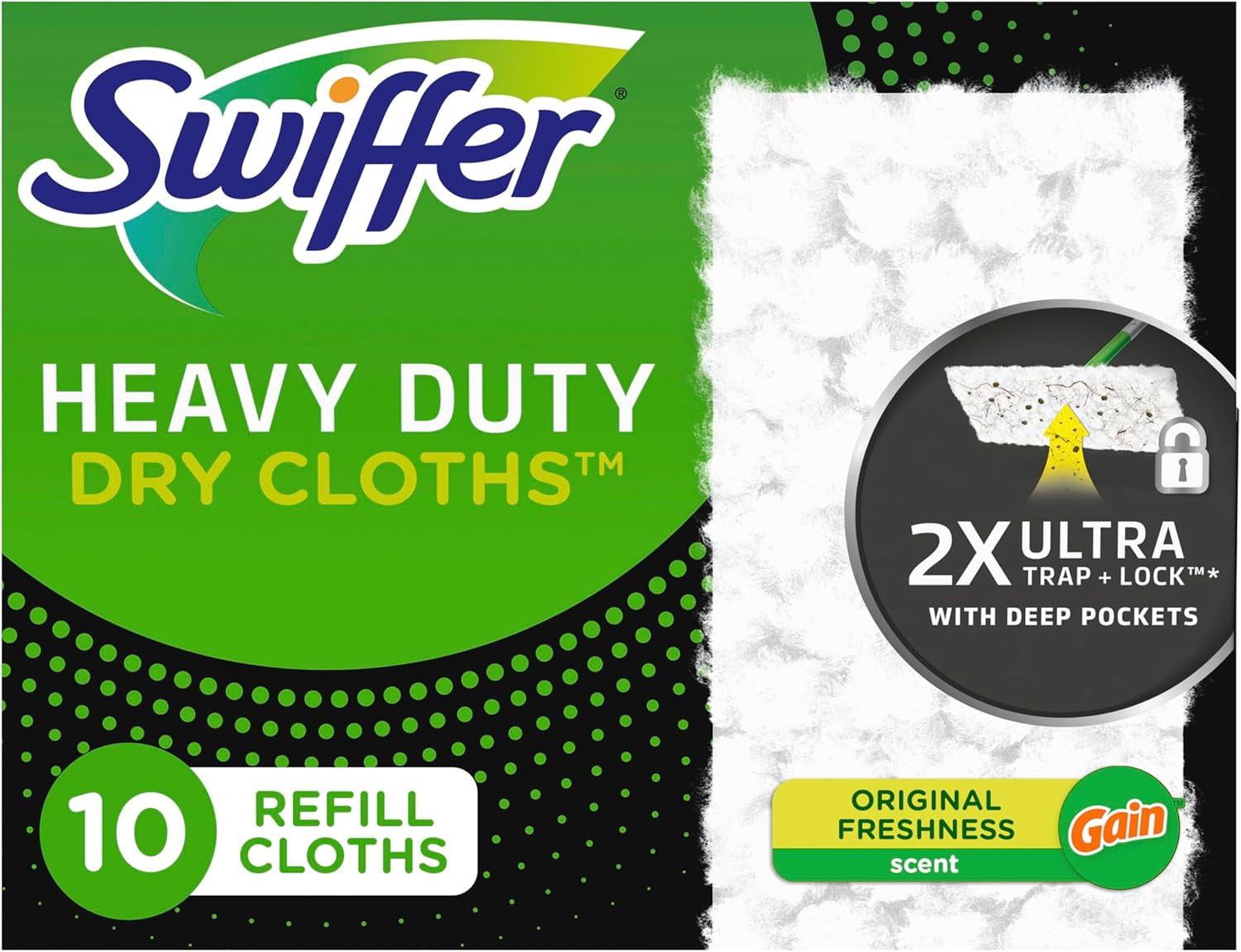 Sweep + Mop, Dry Pads Refill, Floor Cleaner for Dirt, Dust, Hair ...