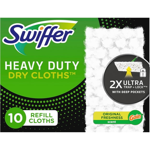 Sweep + Mop, Dry Pads Refill, Floor Cleaner for Dirt, Dust, Hair ...