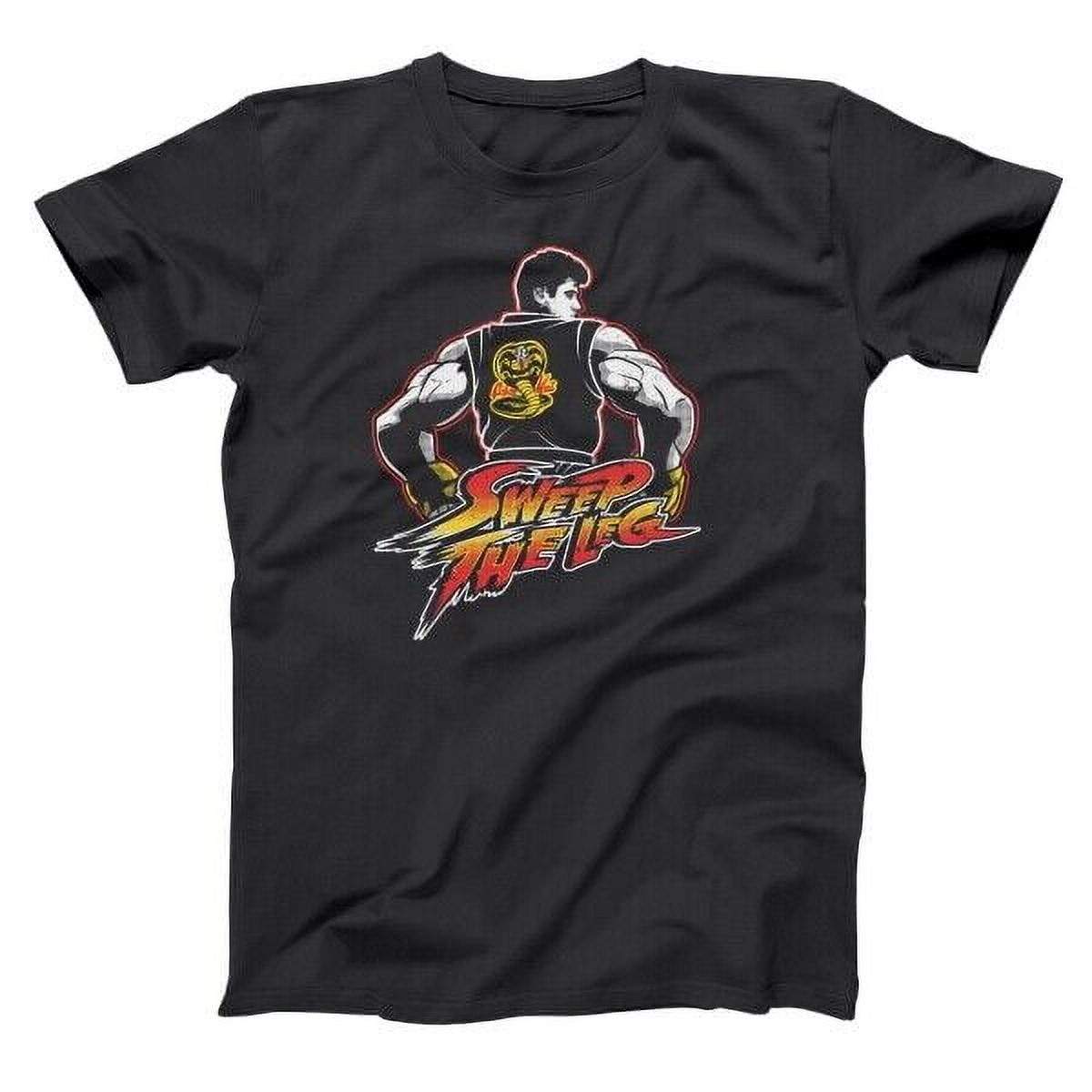 Sweep The Leg Dojo Funny Cobra Kai Retro Costume Black Basic Men's T-Shirt - Walmart.com