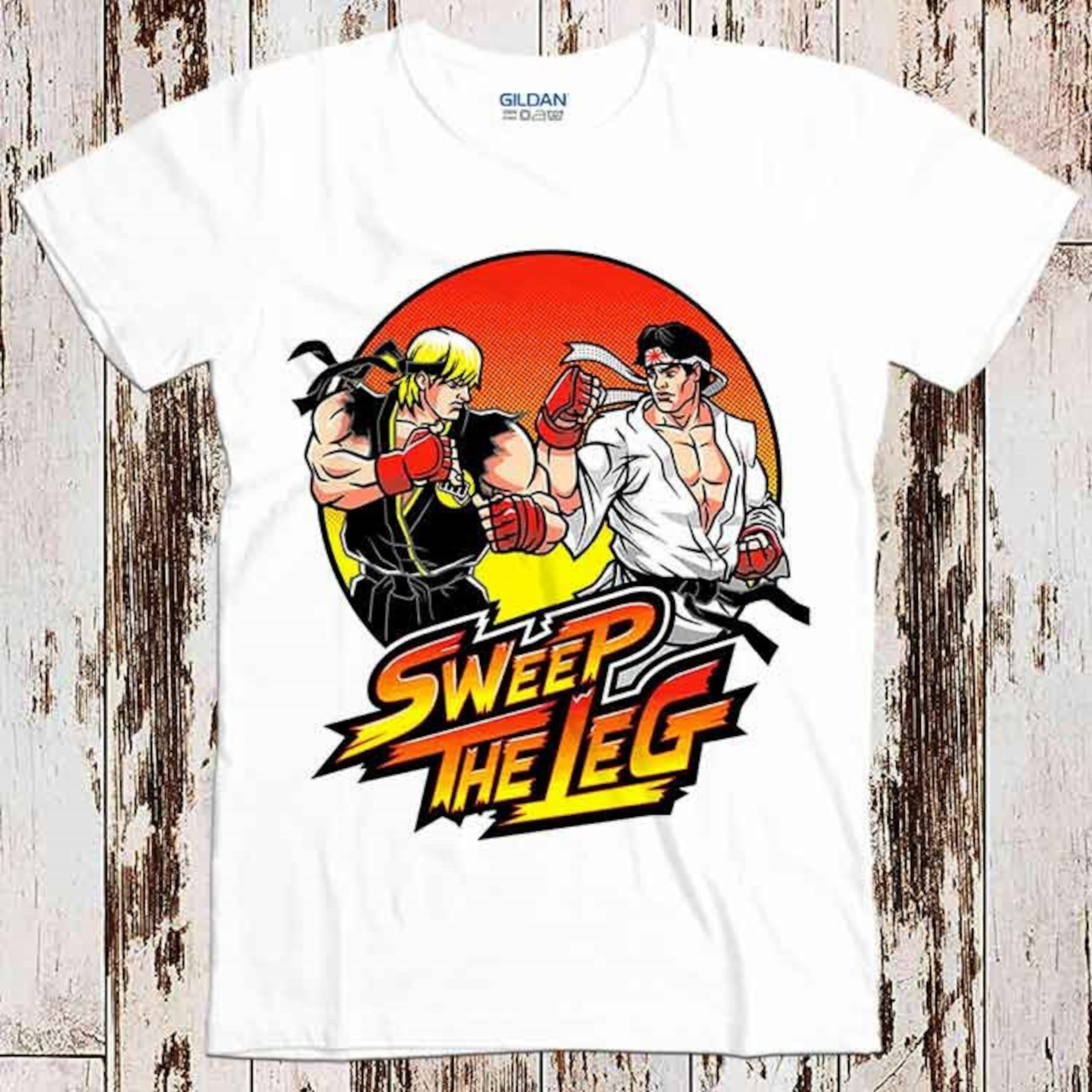 Sweep The Leg T-Shirt Cobra Kai Karate Kid Film 80s Movie Super Cool Gift Top Tee 8367 - Walmart.com