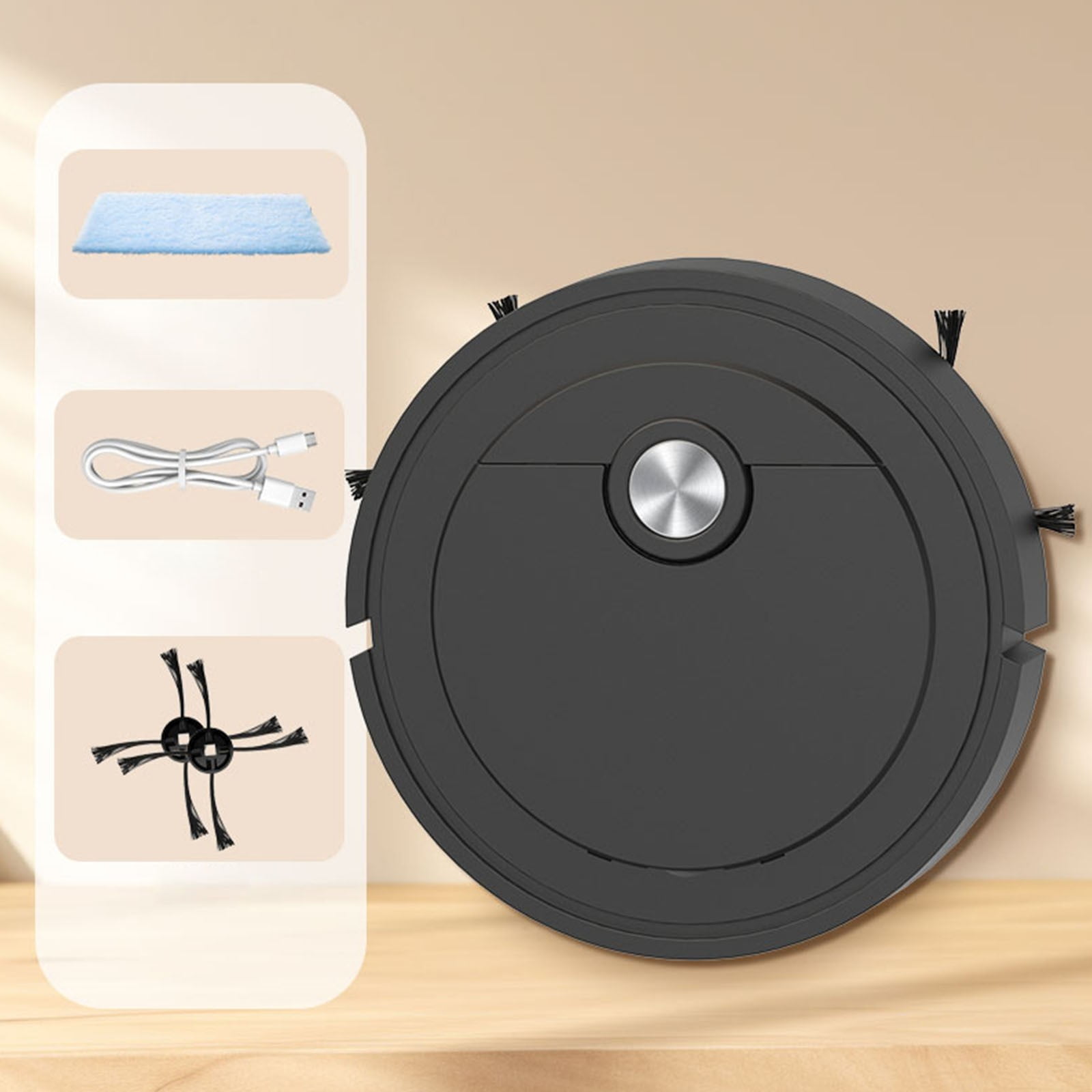 Sweeping Robot 3-in-1 Rechargeable Mini Vacuum Cleaner | Intelligent AI ...