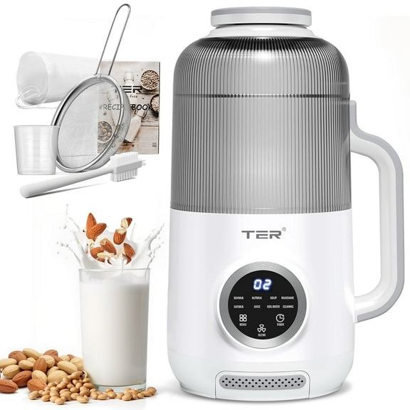 50oz Nut Milk Maker Machine, 10 in 1 Automatic Plant Based Milk Maker ...