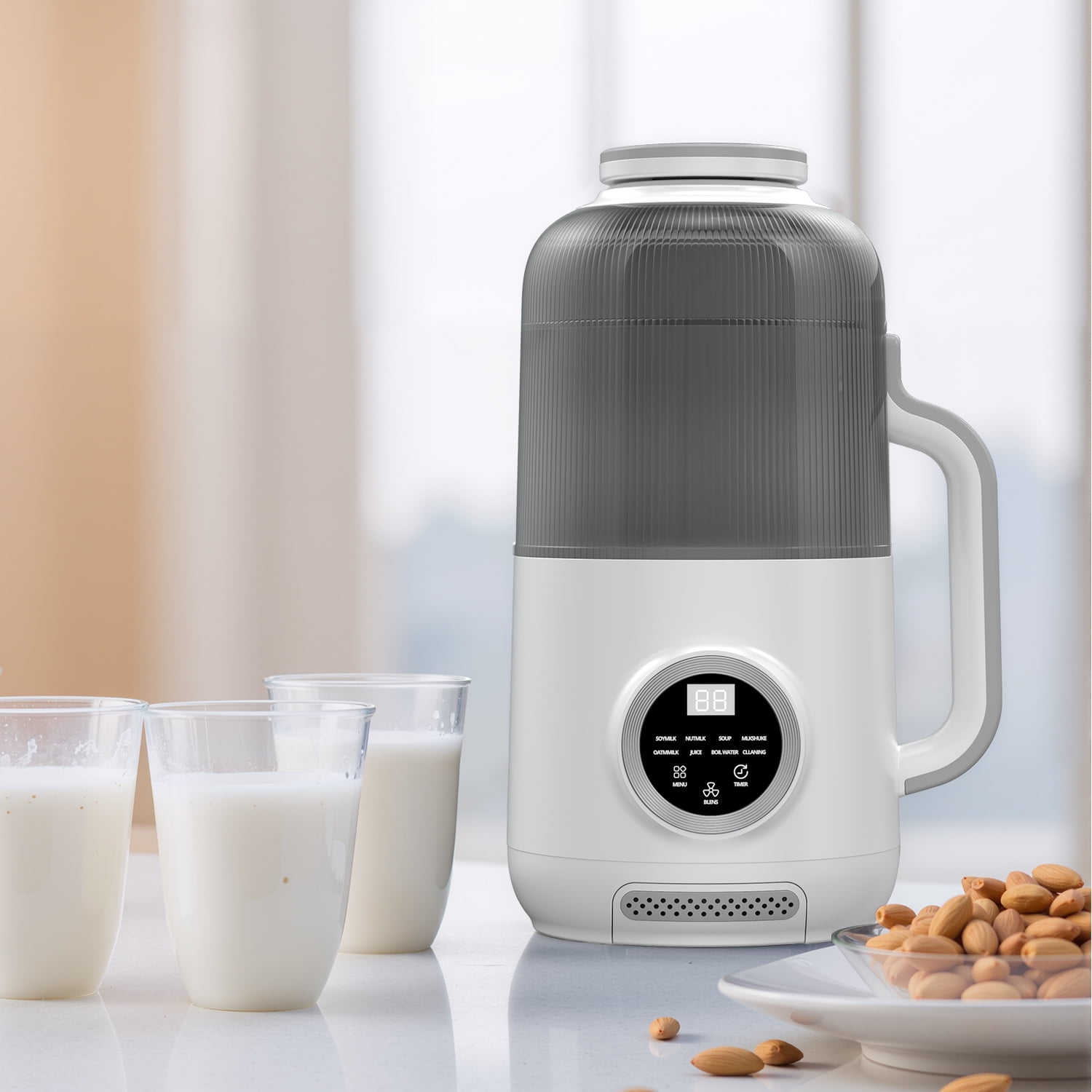 Sweet 10-in-1 Nut Milk Maker, 40oz Automatic Homemade Soy Milk Maker ...